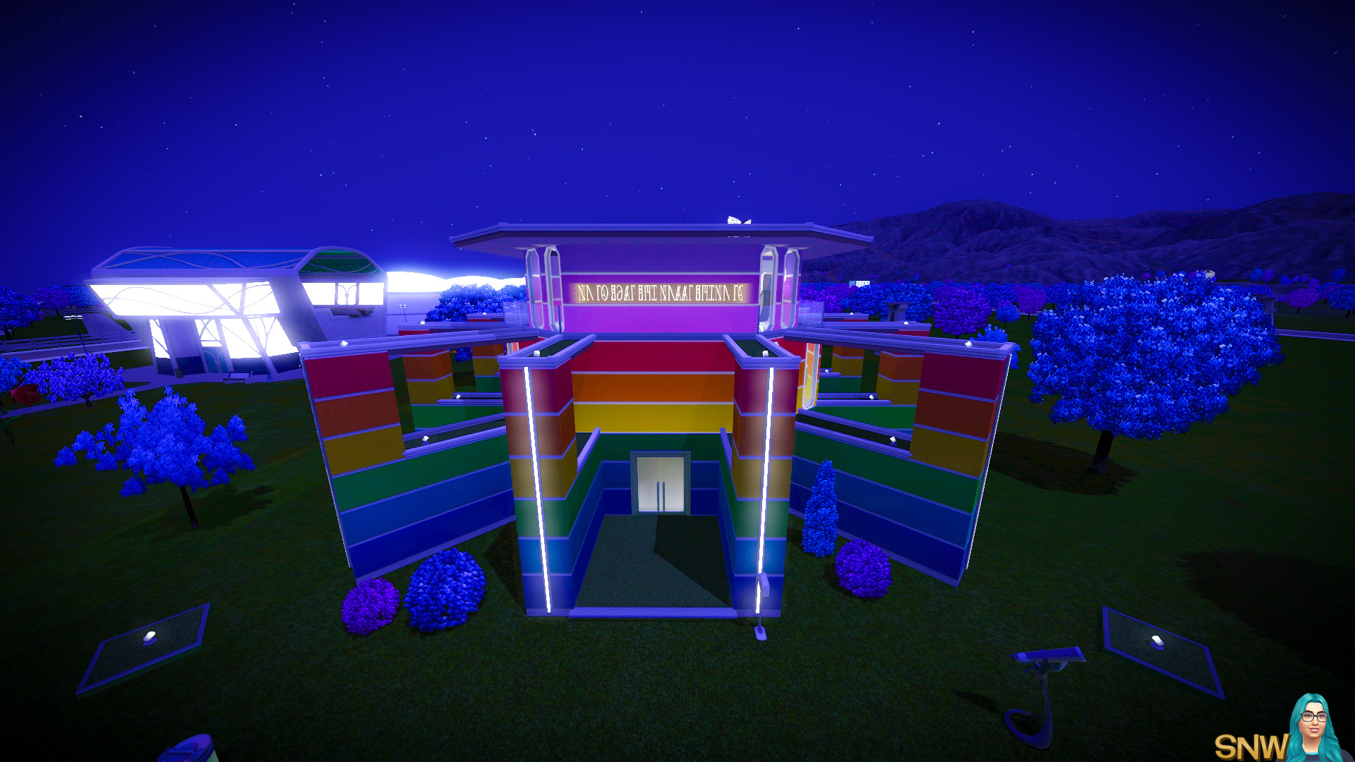 Minecraft Rainbow House